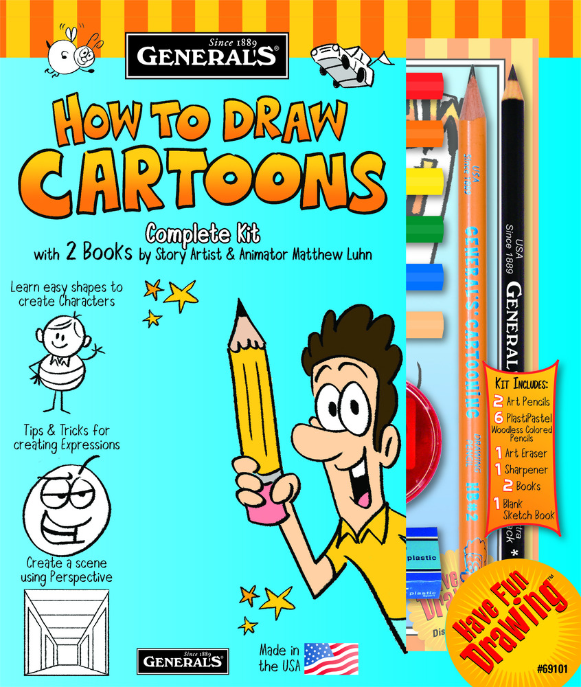 General Pencil Co How To Draw Cartoons Complete Kit In Vancouver general-pencil-co-how-to-draw-cartoons-complete-kit-in-vancouver
